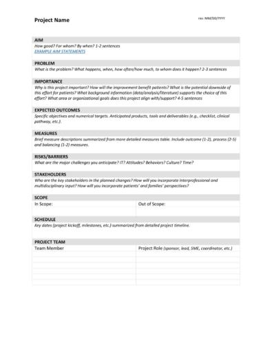 49 Useful Team Charter Templates (& Examples) ᐅ TemplateLab