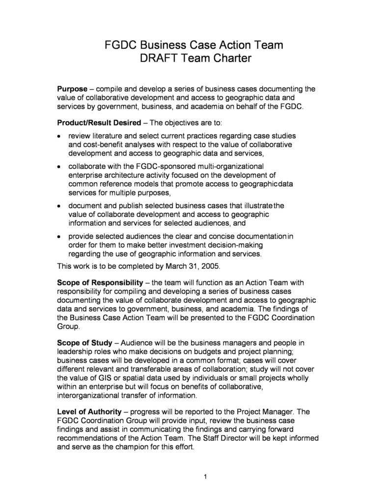 49 Useful Team Charter Templates (& Examples) ᐅ TemplateLab