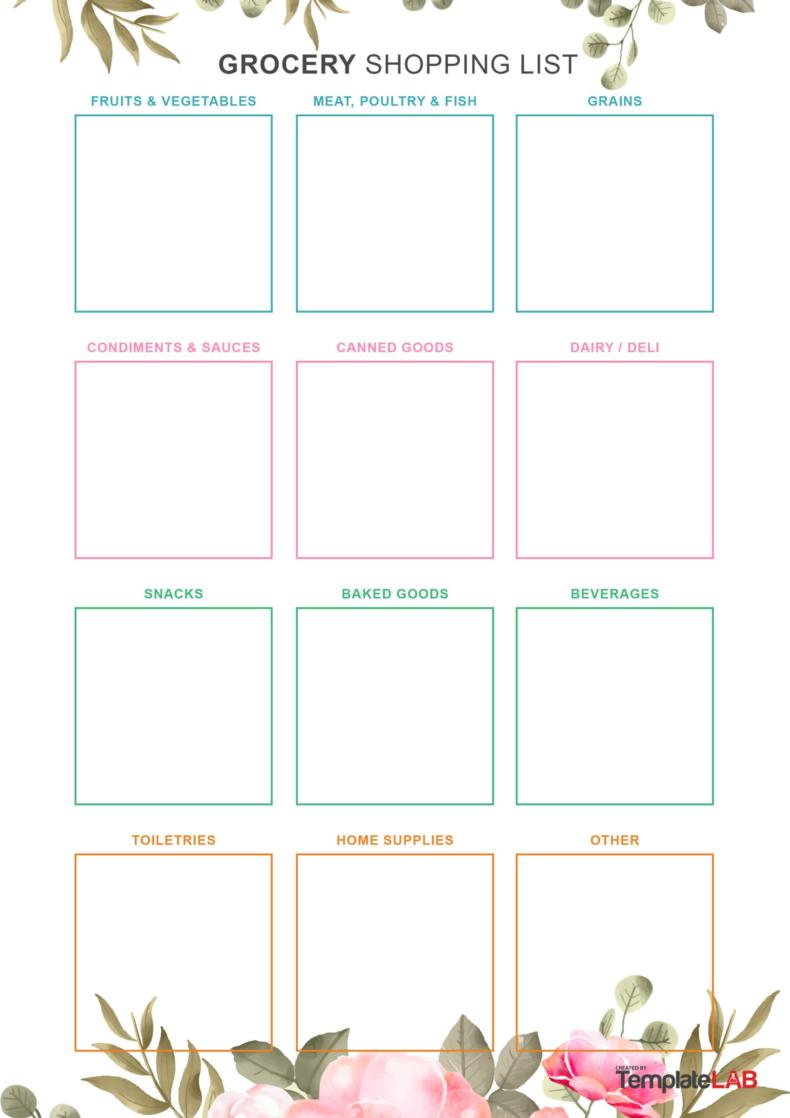 24 Printable Grocery List Templates (+Shopping Lists)