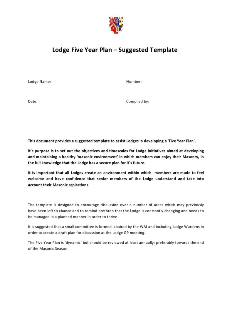 40 Useful 5 Year Plan Templates (Personal, Career, Business) ᐅ