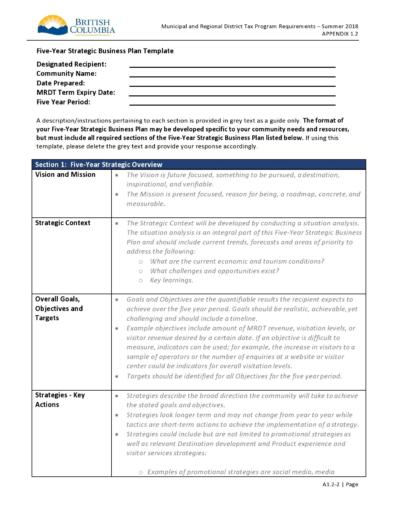 40 Useful 5 Year Plan Templates (Personal, Career, Business) ᐅ