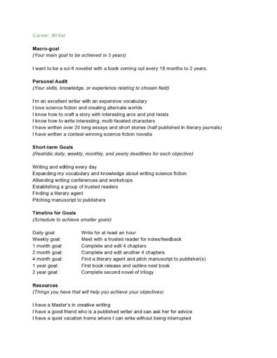 40 Useful 5 Year Plan Templates (Personal, Career, Business) ᐅ