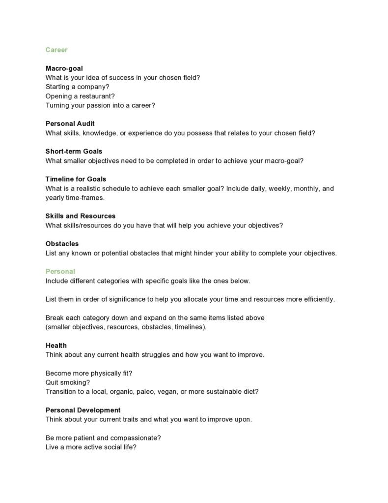 40 Useful 5 Year Plan Templates (Personal, Career, Business) ᐅ