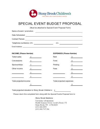 50 Free Budget Proposal Templates (Word & Excel) ᐅ TemplateLab