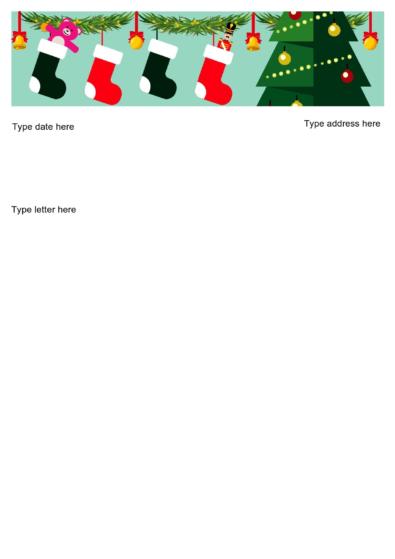 45 Printable Christmas Letter Templates [100% FREE] ᐅ TemplateLab