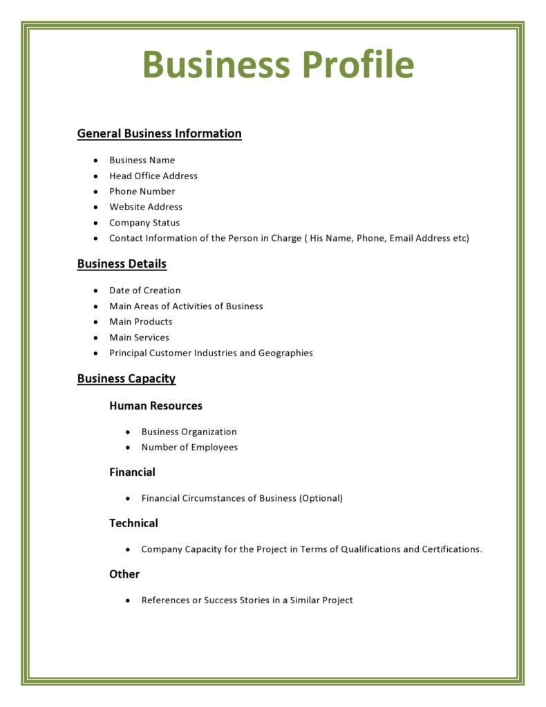 50 Professional Company Profile Templates [Word] ᐅ TemplateLab