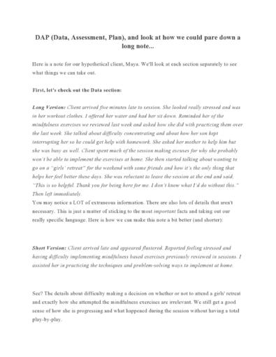 28 Free DAP Notes [Examples & Templates] ᐅ TemplateLab