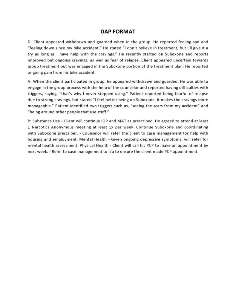 28 Free DAP Notes [Examples & Templates] ᐅ TemplateLab