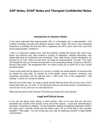 28 Free DAP Notes [Examples & Templates] ᐅ TemplateLab