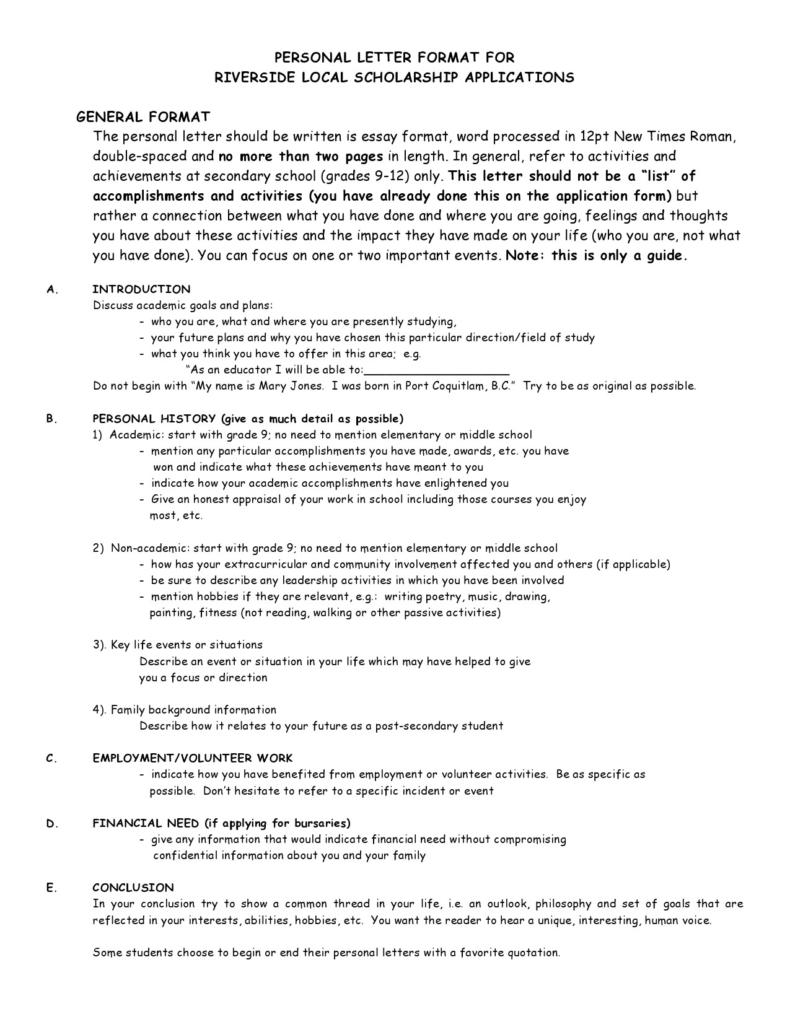 47 Best Personal Letter Format Templates [100% Free] ᐅ