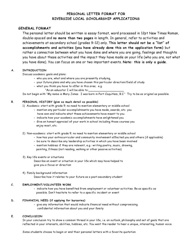 47 Best Personal Letter Format Templates [100% Free] ᐅ