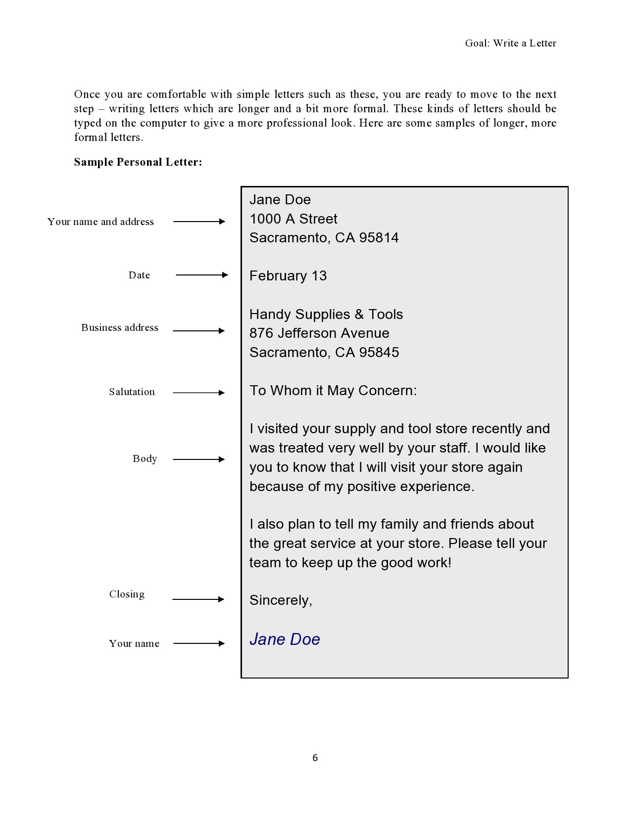 47 Best Personal Letter Format Templates [100% Free] ᐅ