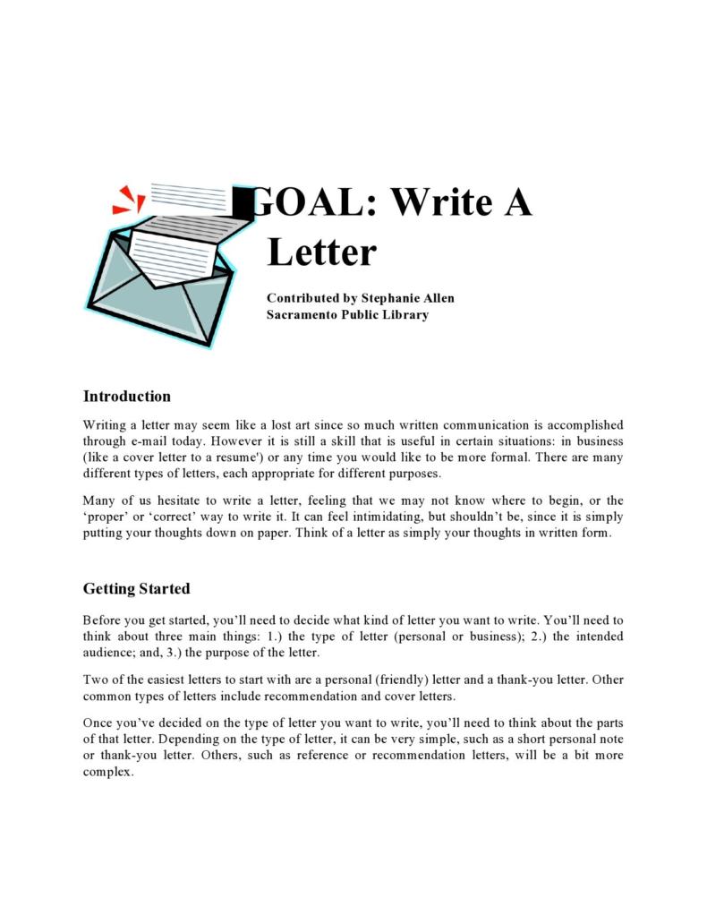 47 Best Personal Letter Format Templates [100% Free] ᐅ