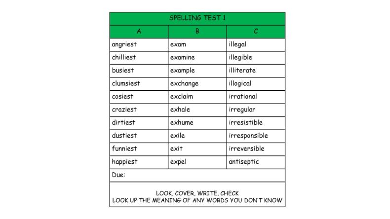 38 Printable Spelling Test Templates [Word & PDF] ᐅ TemplateLab