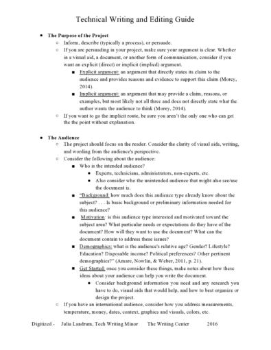 33 Good Technical Writing Examples (Word & PDF) ᐅ TemplateLab