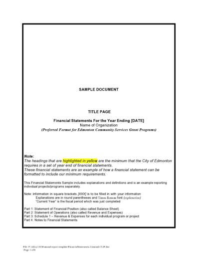 49 Free Annual Report Templates [LLC, Nonprofit..] ᐅ TemplateLab