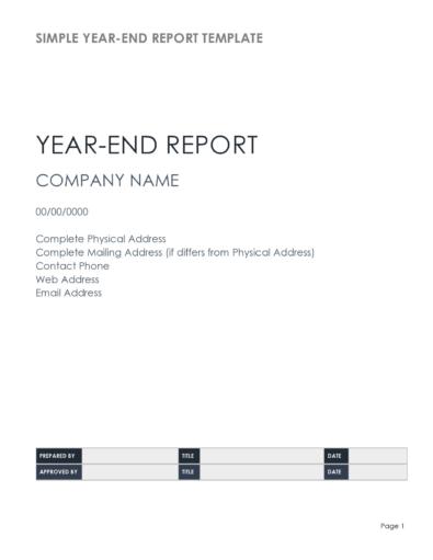 49 Free Annual Report Templates [LLC, Nonprofit..] ᐅ TemplateLab
