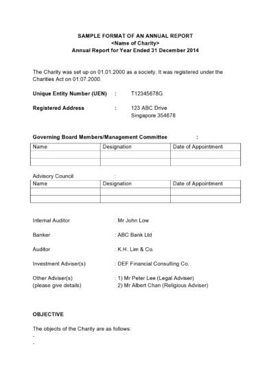 49 Free Annual Report Templates [LLC, Nonprofit..] ᐅ TemplateLab