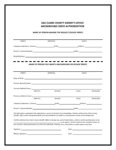 47 Free Background Check Authorization Forms ᐅ TemplateLab