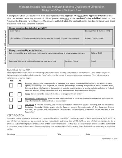 47 Free Background Check Authorization Forms ᐅ TemplateLab