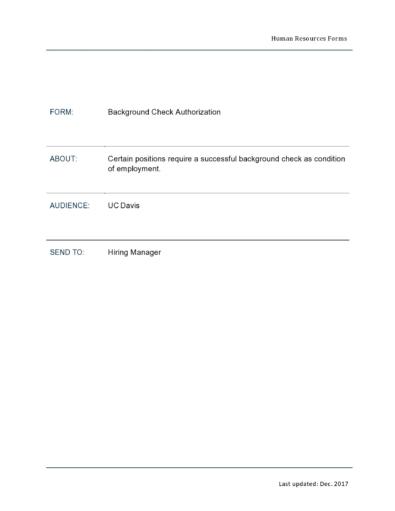 47 Free Background Check Authorization Forms ᐅ TemplateLab