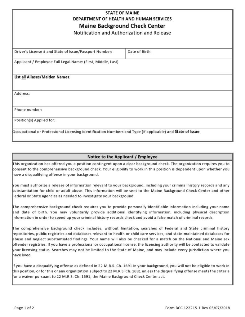 47 Free Background Check Authorization Forms ᐅ TemplateLab