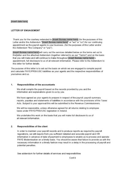 50 Editable Engagement Letter Templates (Free) ᐅ TemplateLab