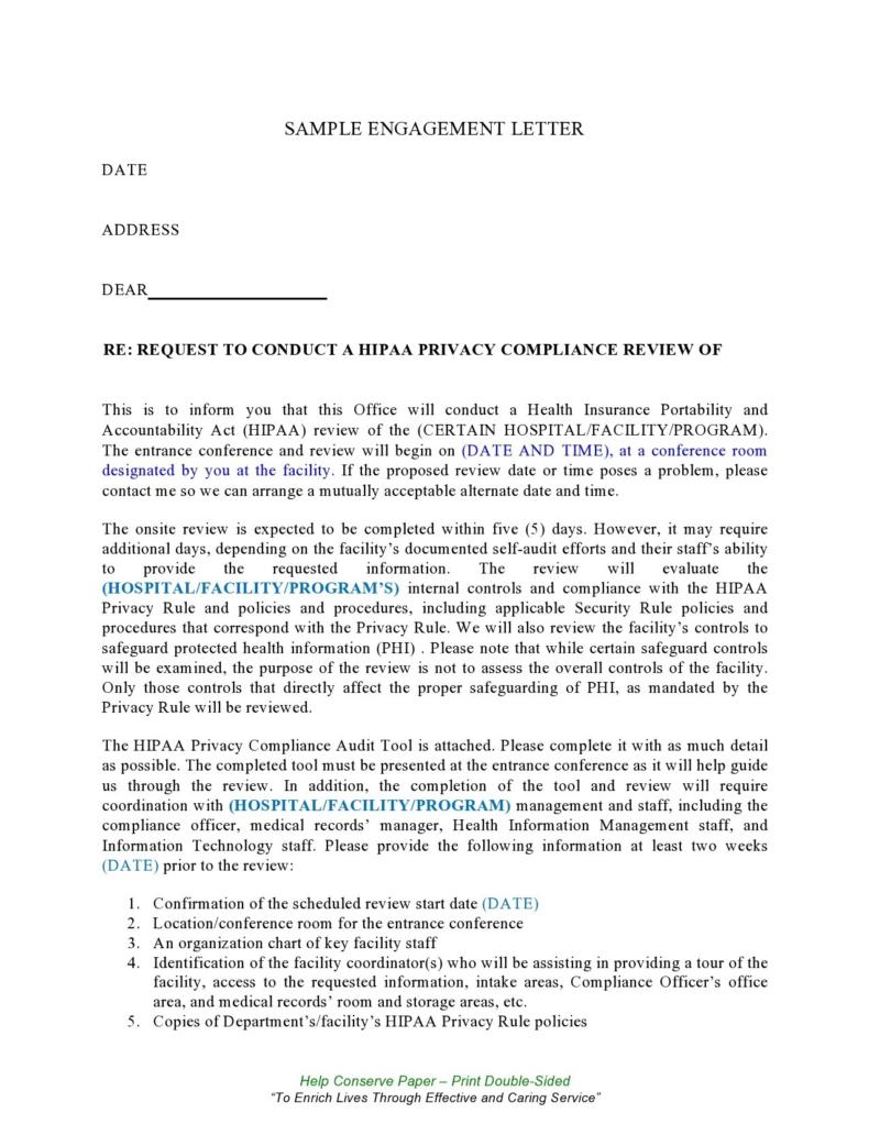 50 Editable Engagement Letter Templates (Free) ᐅ TemplateLab