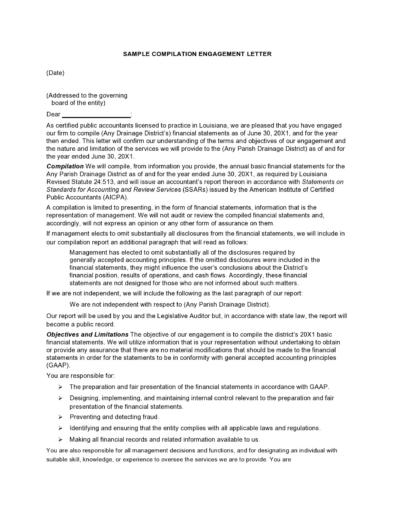 50 Editable Engagement Letter Templates (Free) ᐅ TemplateLab