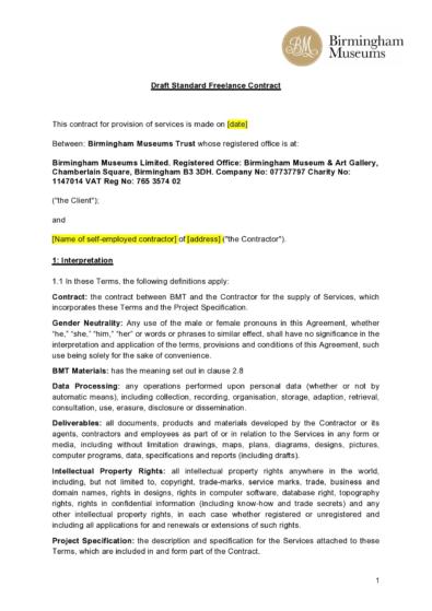 38 Free Freelance Contract Templates (MS Word) ᐅ TemplateLab