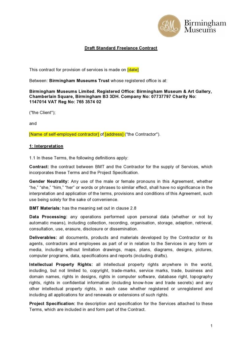 38 Free Freelance Contract Templates (MS Word) ᐅ TemplateLab