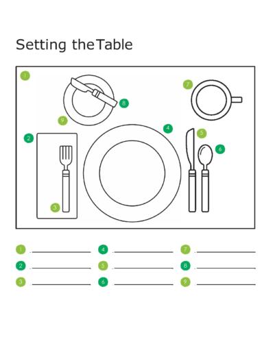 41 Printable Place Setting Templates (100% Free) ᐅ TemplateLab