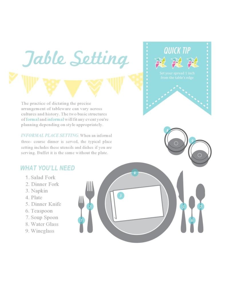41 Printable Place Setting Templates (100% Free) ᐅ TemplateLab