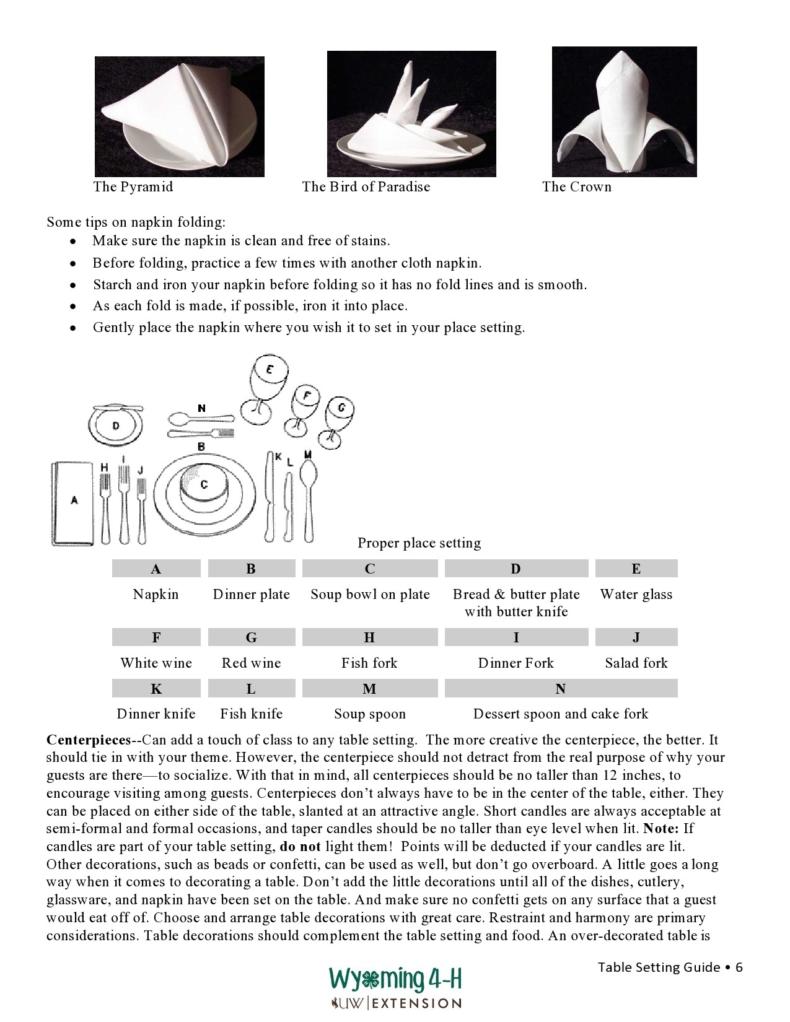 41 Printable Place Setting Templates (100% Free) ᐅ TemplateLab