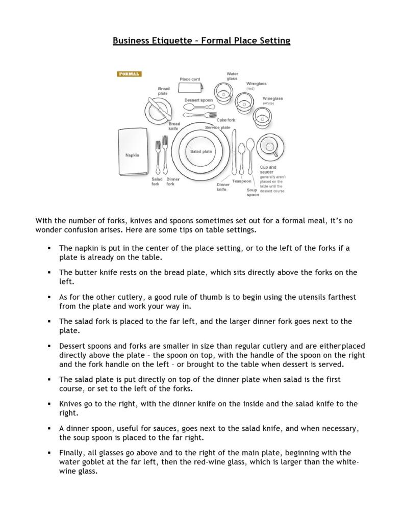 41 Printable Place Setting Templates (100% Free) ᐅ TemplateLab