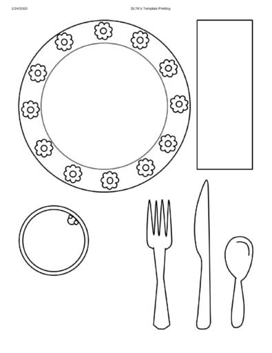 41 Printable Place Setting Templates (100% Free) ᐅ TemplateLab