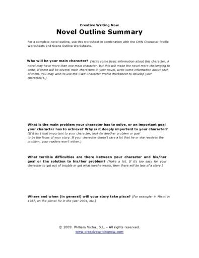 46 Best Story Outline Templates (Novel, Book & Plot) ᐅ TemplateLab