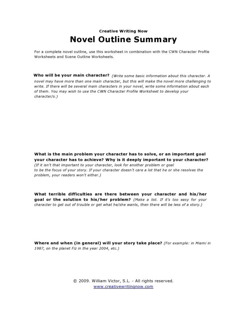 46 Best Story Outline Templates (Novel, Book & Plot) ᐅ TemplateLab