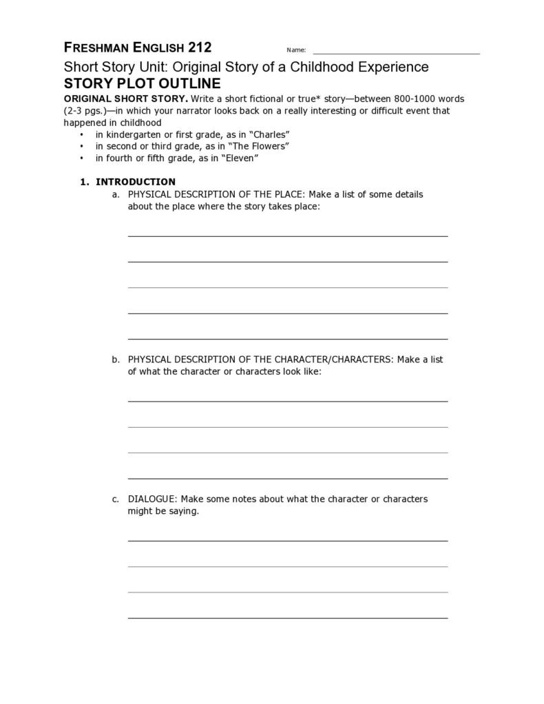 46 Best Story Outline Templates (Novel, Book & Plot) ᐅ TemplateLab