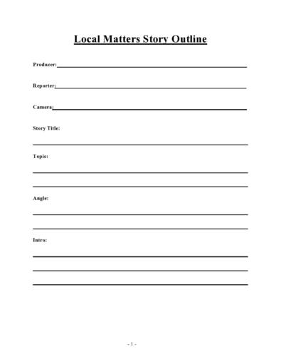 46 Best Story Outline Templates (Novel, Book & Plot) ᐅ TemplateLab