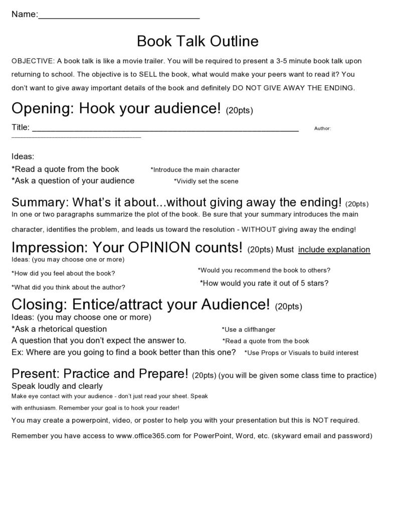 46 Best Story Outline Templates (Novel, Book & Plot) ᐅ TemplateLab