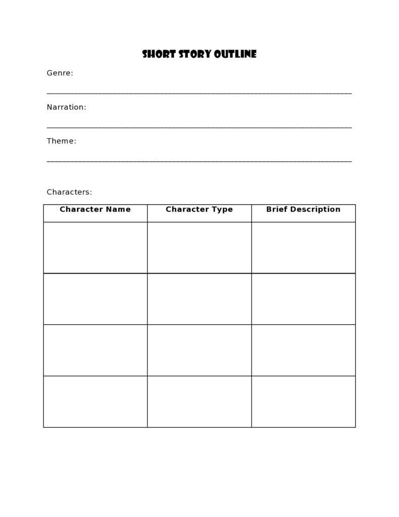 46 Best Story Outline Templates (Novel, Book & Plot) ᐅ TemplateLab