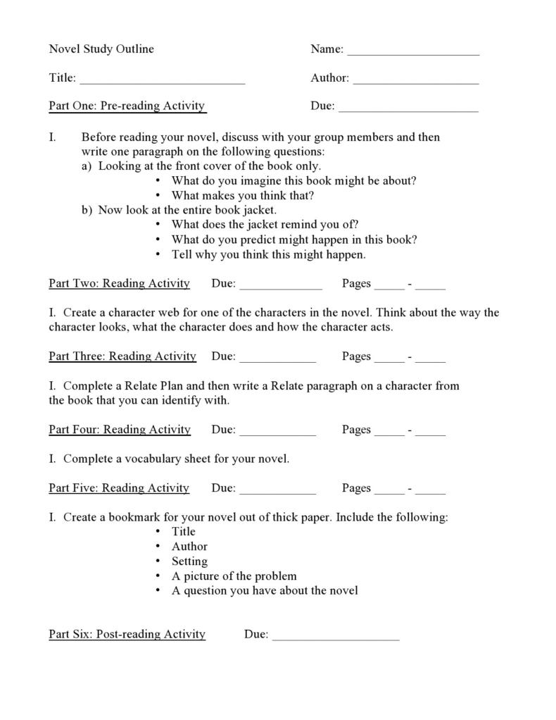 46 Best Story Outline Templates (Novel, Book & Plot) ᐅ TemplateLab