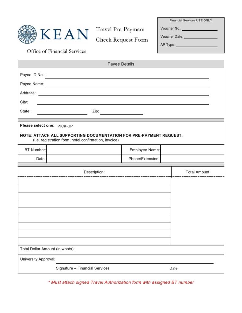 50 Free Check Request Forms [Word, Excel, PDF] ᐅ TemplateLab