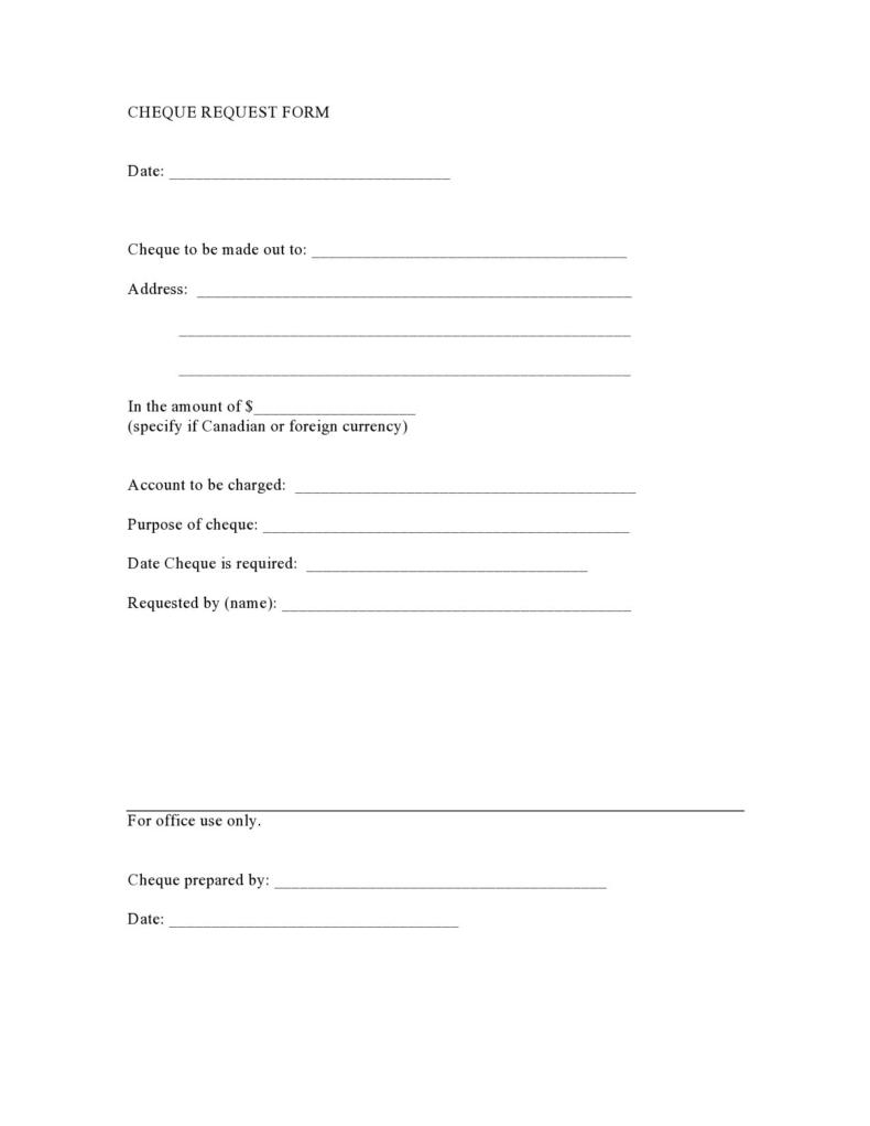 50 Free Check Request Forms [Word, Excel, PDF] ᐅ TemplateLab