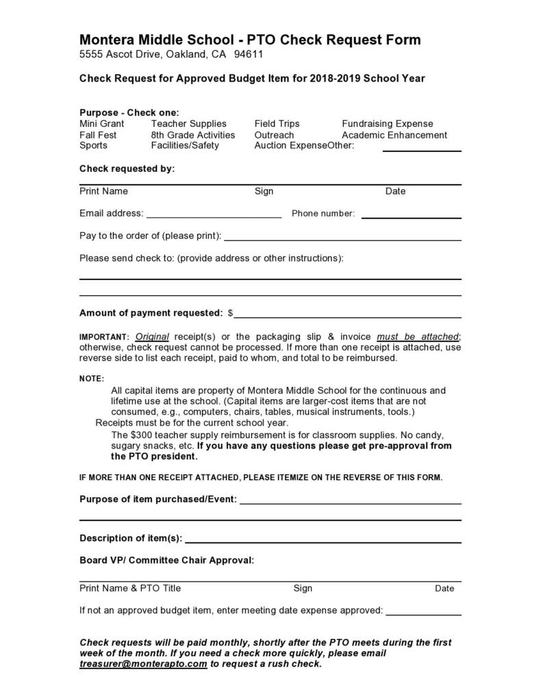 50 Free Check Request Forms [Word, Excel, PDF] ᐅ TemplateLab