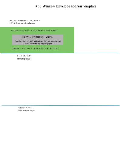 36 Printable Envelope Address Templates [Word] ᐅ TemplateLab