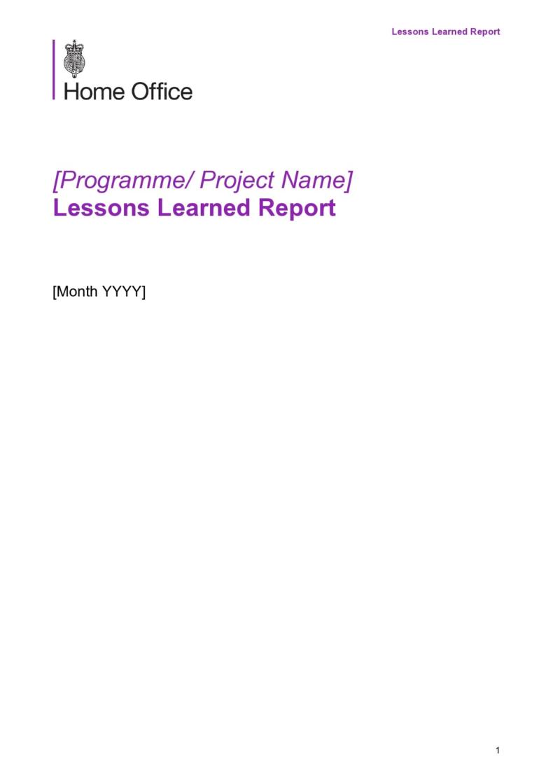 48 Best Lessons Learned Templates [Excel, Word] ᐅ TemplateLab