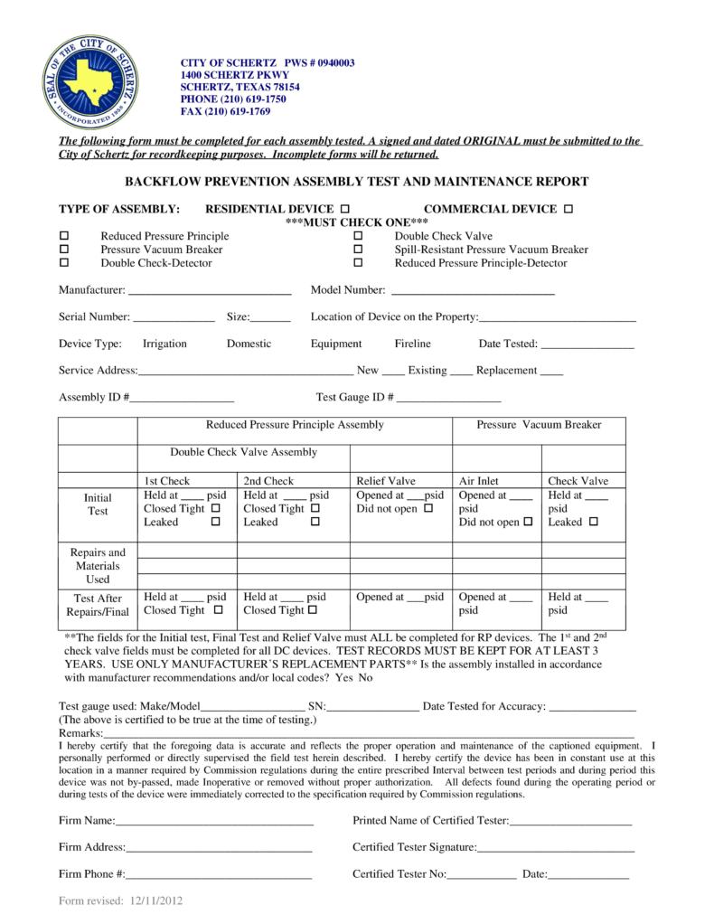 48 Editable Maintenance Report Forms [Word] ᐅ TemplateLab