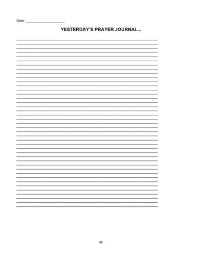 49 Prayer Journal Templates (Kids / Adults) ᐅ TemplateLab